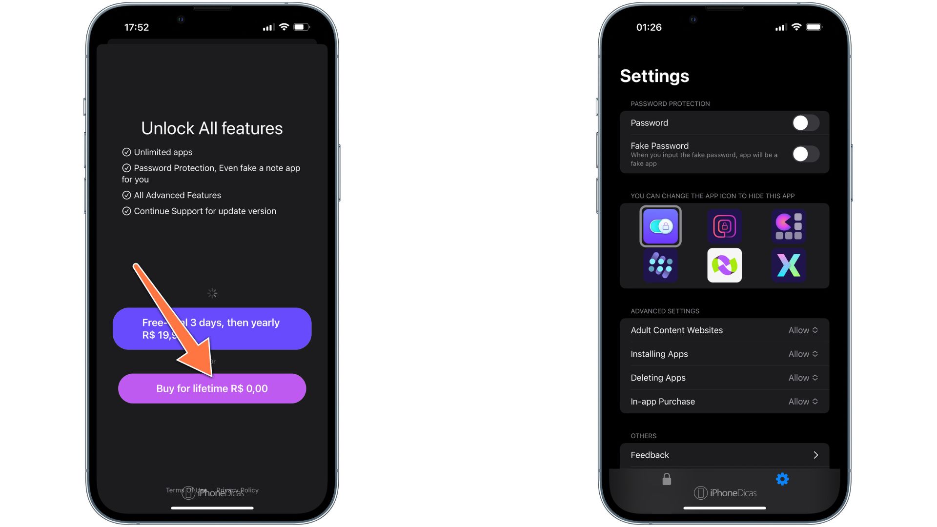 App gratuito por tempo limitado: XLocker | iPhoneDicas