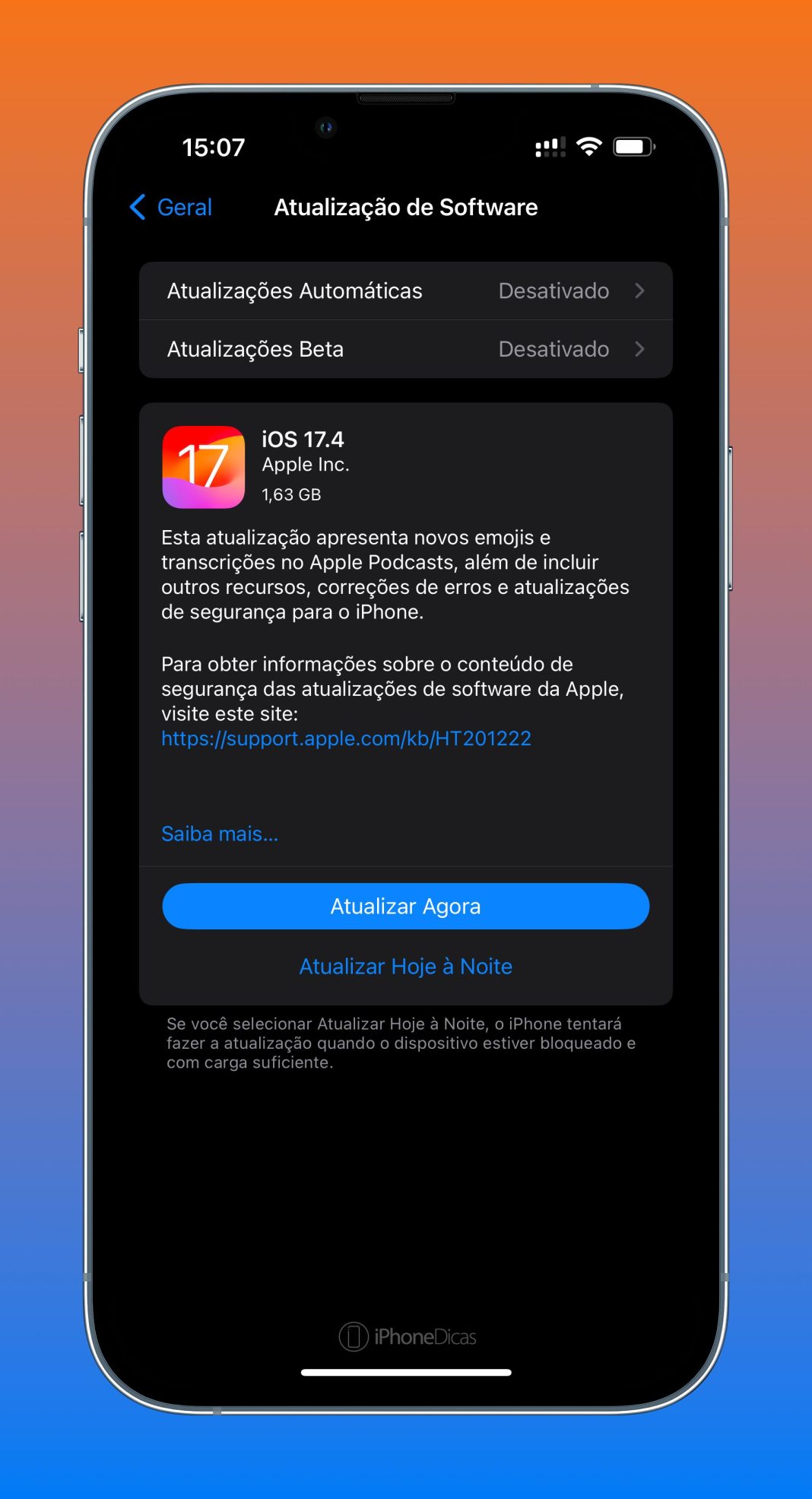 O iOS 17.4 foi liberado pela Apple para todos — novidades! | iPhoneDicas