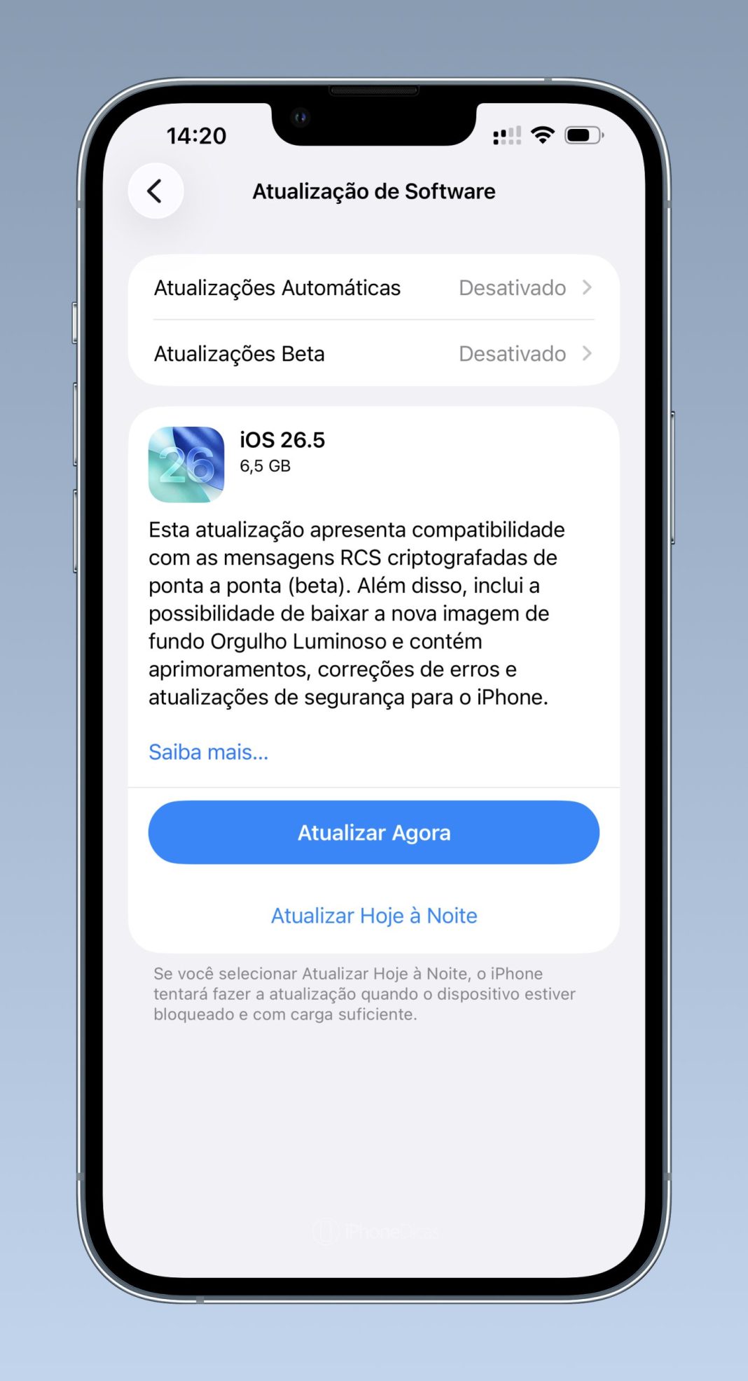 O iOS 26.5 chegou para todos os dispositivos compatíveis — importante ...